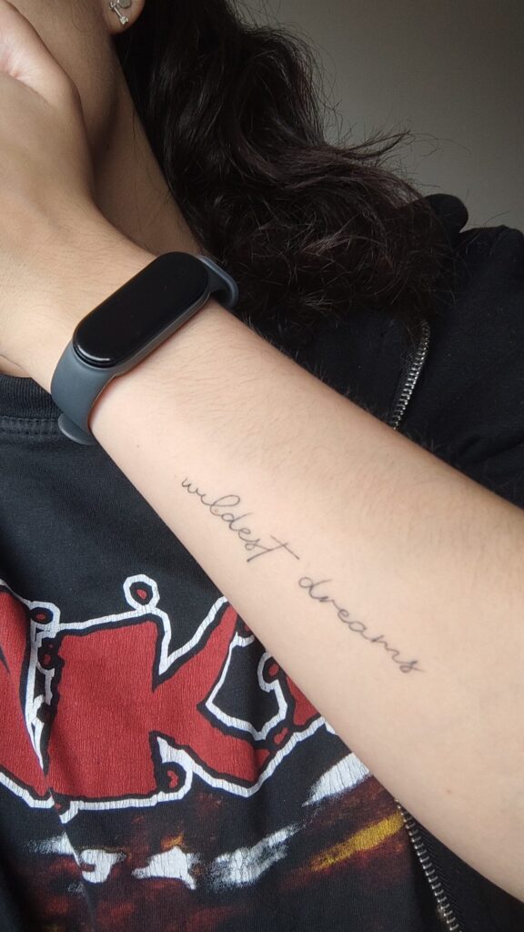 fiz uma tatuagem! - sofia costa lima